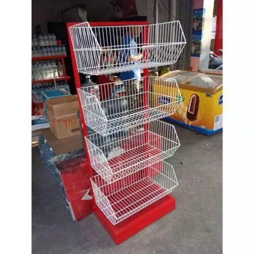 RAK CHIKI MASTER 4 SUSUN MEGA | RAK DISPLAY JAJANAN SNACK